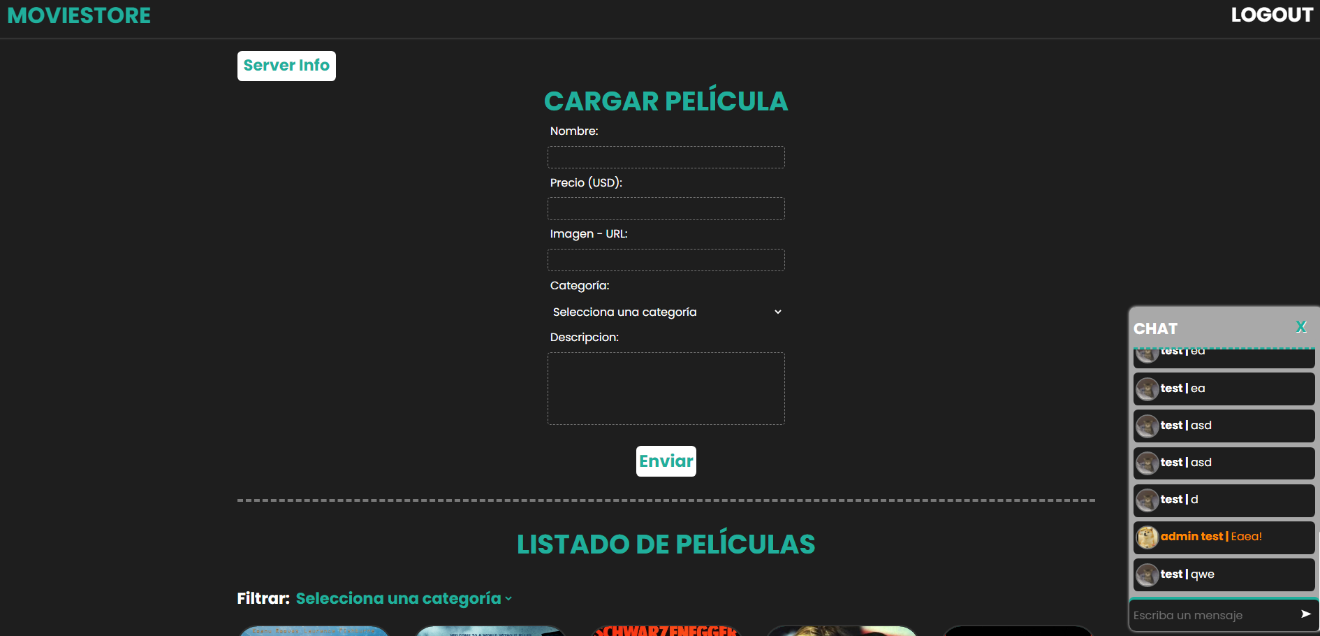 GitHub - santio89/movie-store: Proyecto Full-Stack React/Node/Mongo - E-Commerce