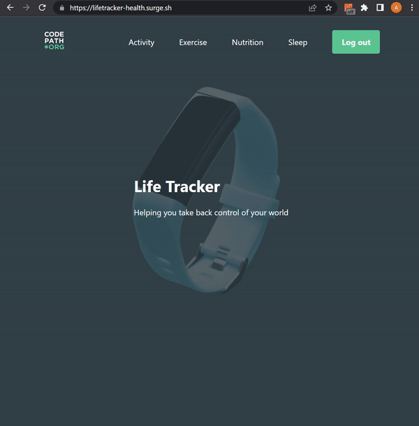 GitHub - AmJoy01/tdd-lifetracker-starter: The LifeTracker assignment starter code for SITE ...