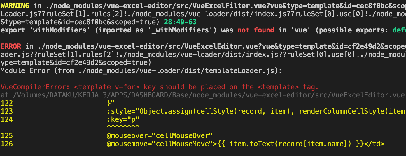 Can't Compaile on wabpack or laravel-mix · Issue #112 · cscan/vue-excel ... Can't Compaile on wabpack or laravel-mix · Issue #112 · cscan/vue-excel ...