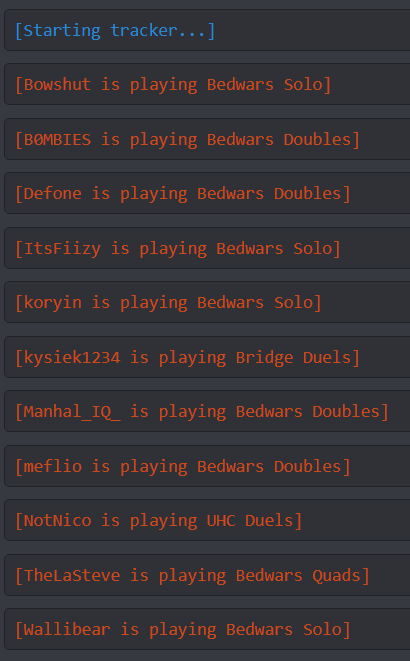 GitHub - danziel1/HypixelPlayerTracker: Track player's stats, find out ...