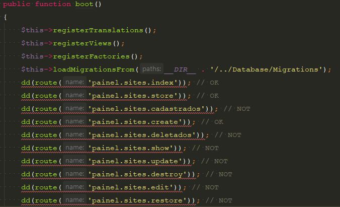 Routes Defined In Routeswebphp Not Working Anymore · Issue 755 · Nwidartlaravel Modules · Github