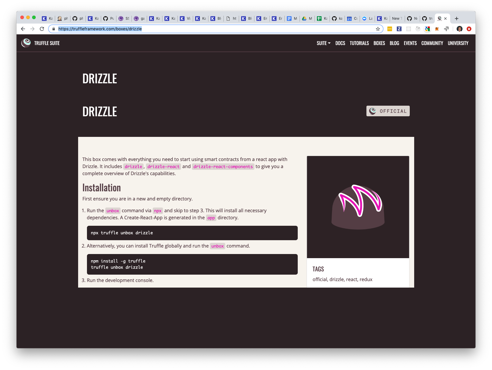 Duplicate Wrapper issue on Truffle Box Detail Page · Issue #400 · trufflesuite/trufflesuite.com ...