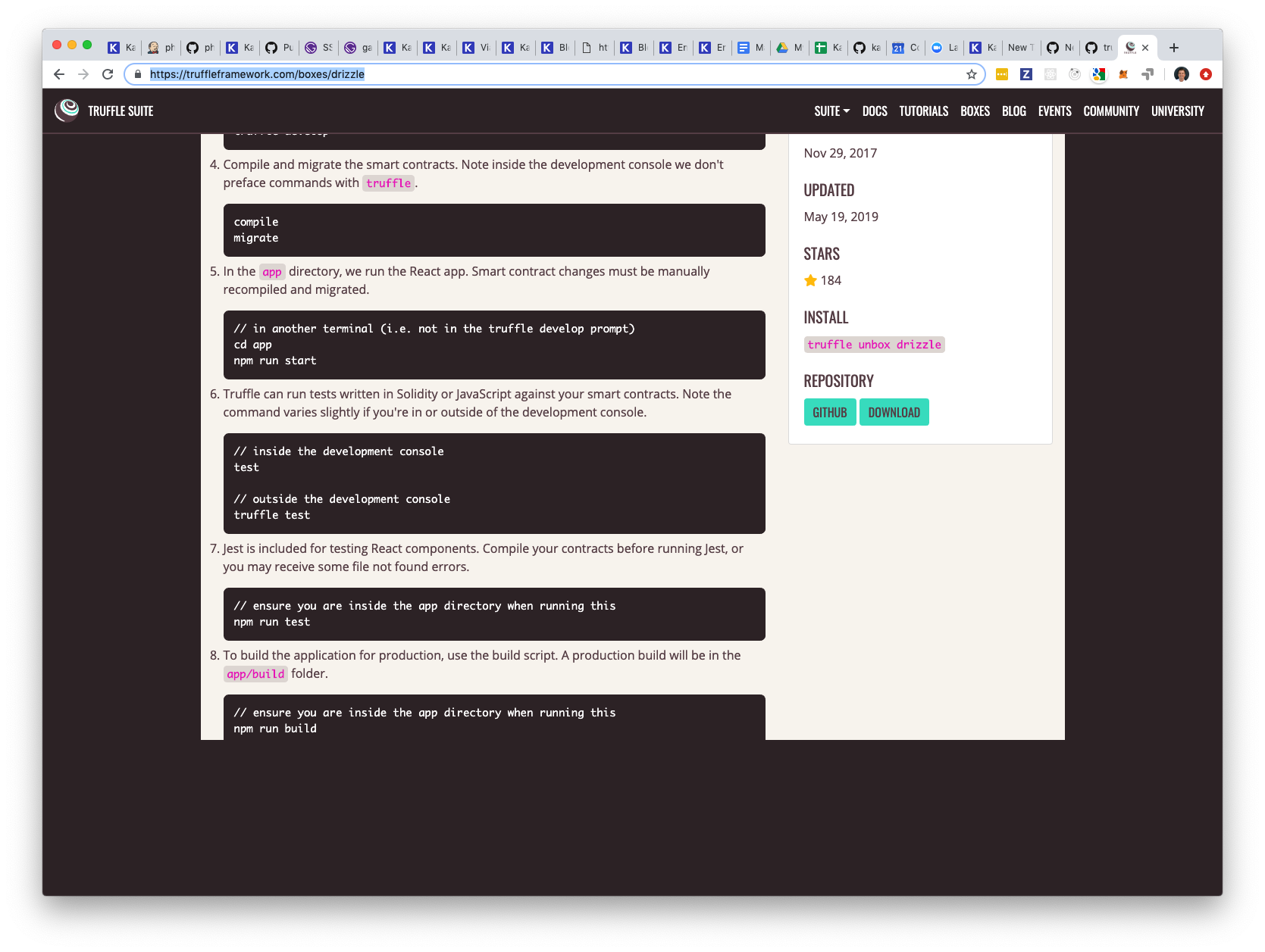 Duplicate Wrapper issue on Truffle Box Detail Page · Issue #400 · trufflesuite/trufflesuite.com ...