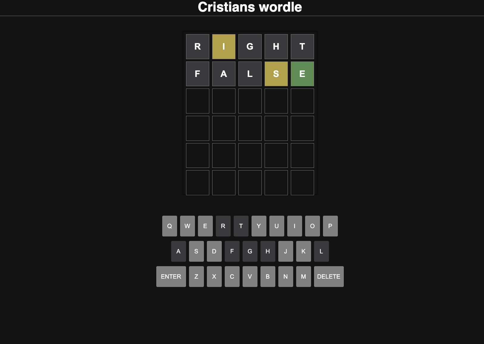 GitHub - Cxlopez/Wordl-Clone