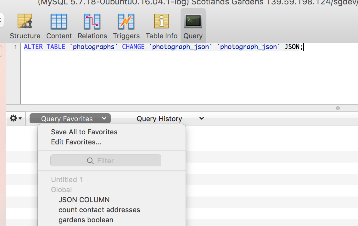 Add Support For Json Data Type · Issue 2199 · Sequelprosequelpro · Github 0232