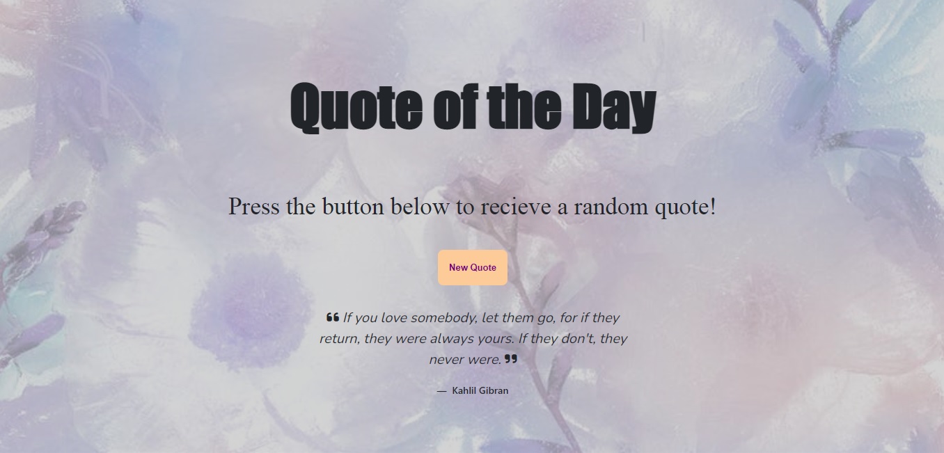 GitHub - raniamhelmy/QuoteApplication: This is a simple webpage that ... GitHub - raniamhelmy/QuoteApplication: This is a simple webpage that ...