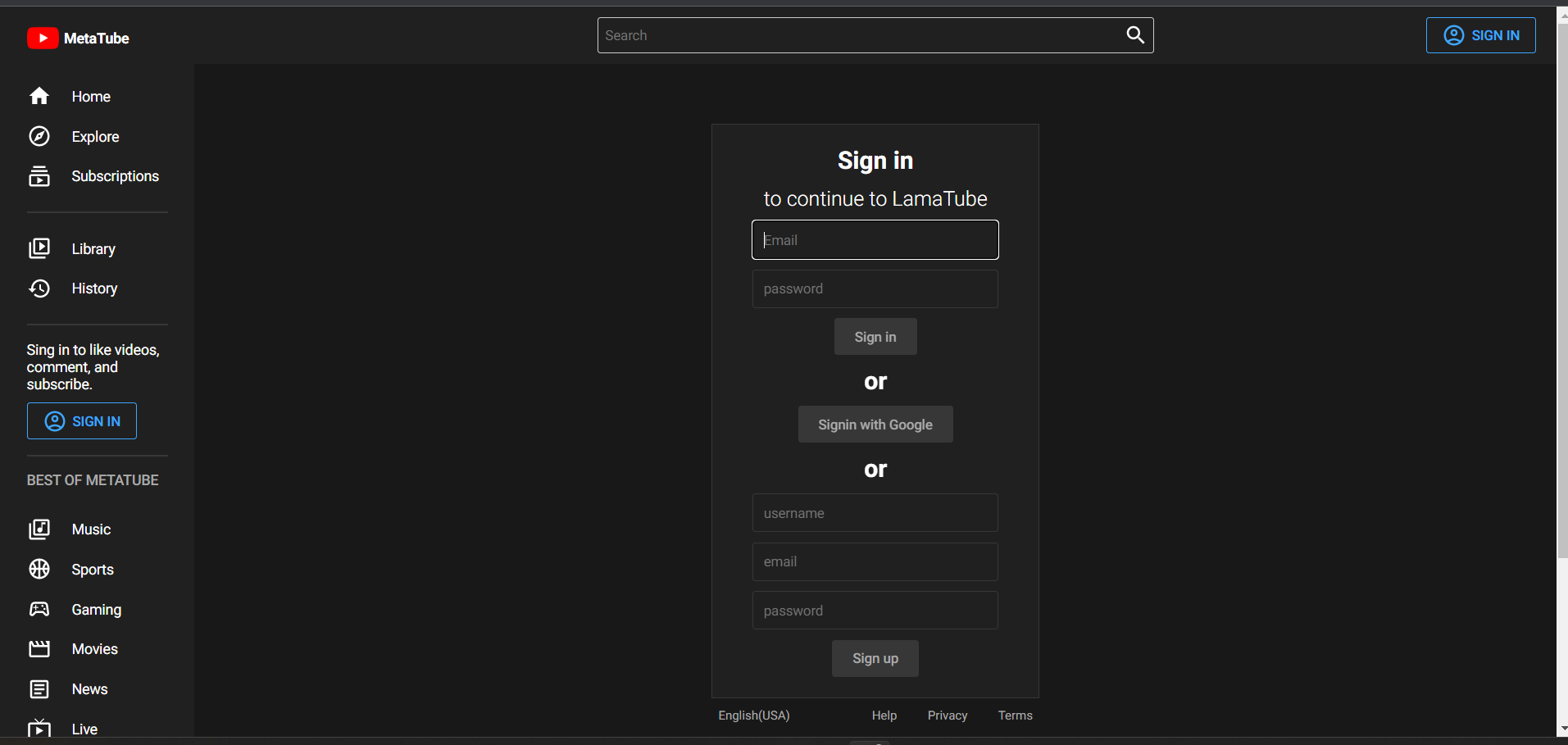 GitHub - metaphor07/YouTube-clone