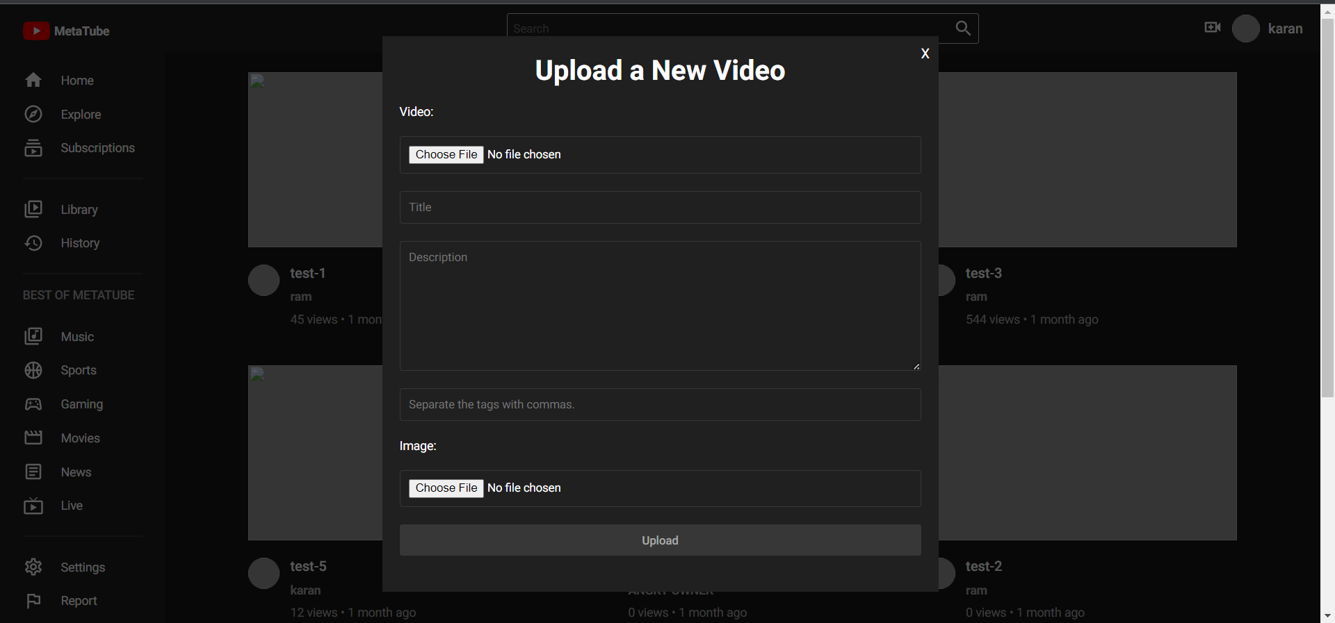 GitHub - metaphor07/YouTube-clone
