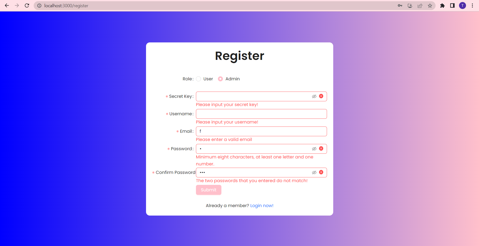 GitHub - ThuNguyen308/login-system-client