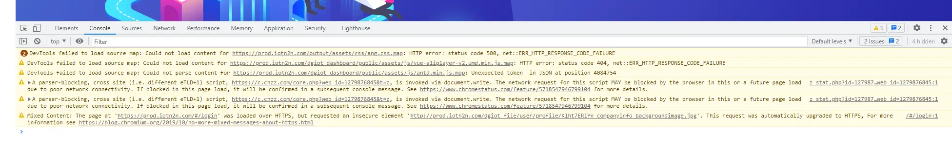 平台登录页面控制台问题 · Issue #264 · dgiot/dgiot · GitHub