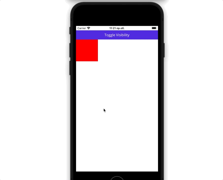 [iOS] [MacCatalyst]: Layout is not invalidated when Visibility is changed for controls using ...