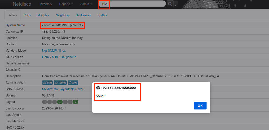 GitHub - benjaminpsinclair/Netdisco-2023-Advisory