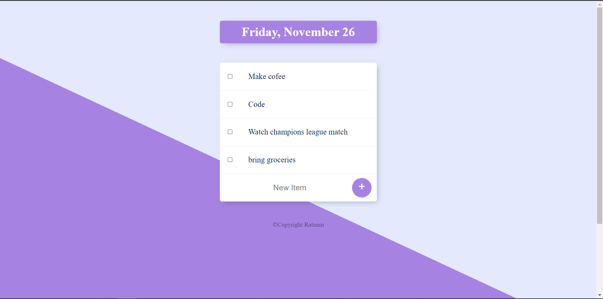 GitHub - Ratnam-Git/to-do-List