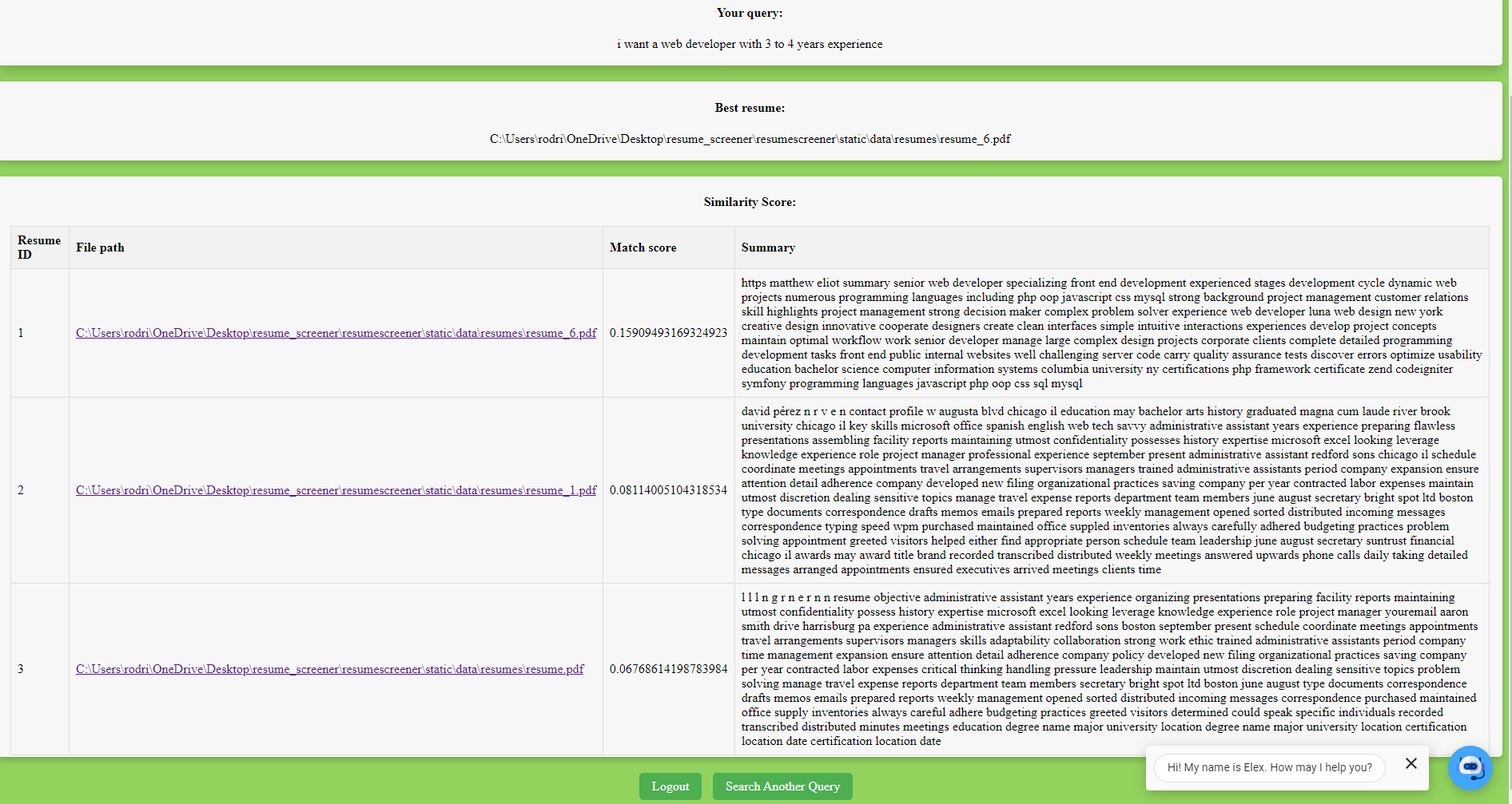 GitHub - Savio-R7/Resume-Screener