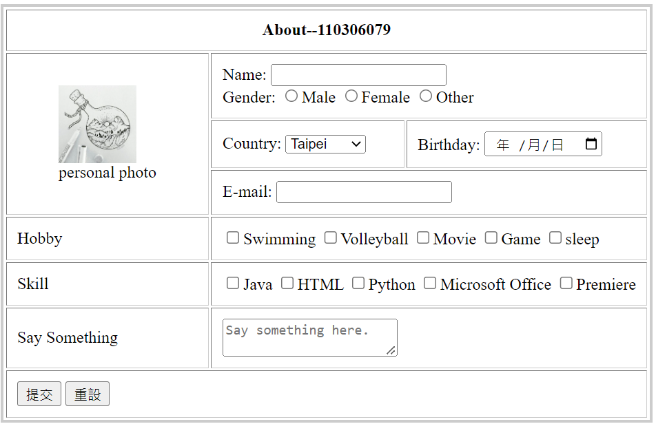 Github Yun Si Table Practice