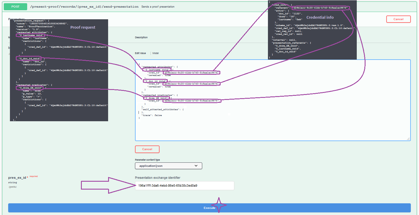 Error 400: Presentation exchange xxx in request_sent state (must be presentation_received ...