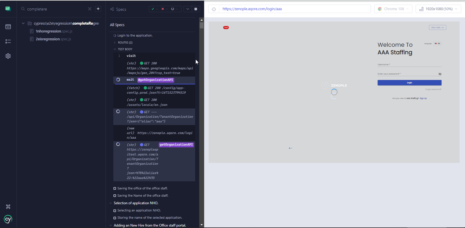 experimentalRunAllSpecs: When new tab is opened instead of closing and reopening the browser, I ...