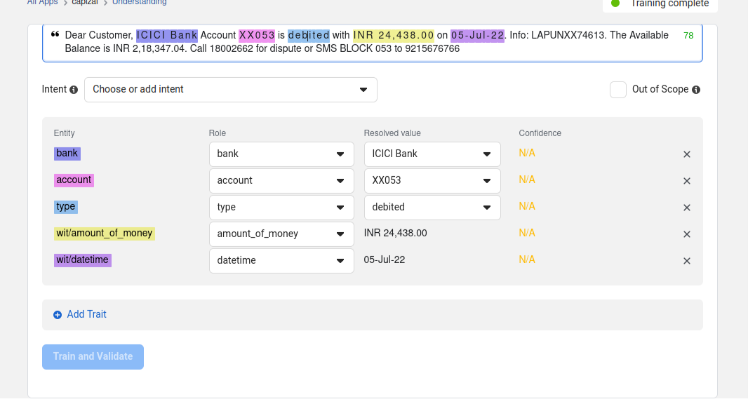 Issue in training · Issue #2482 · wit-ai/wit · GitHub