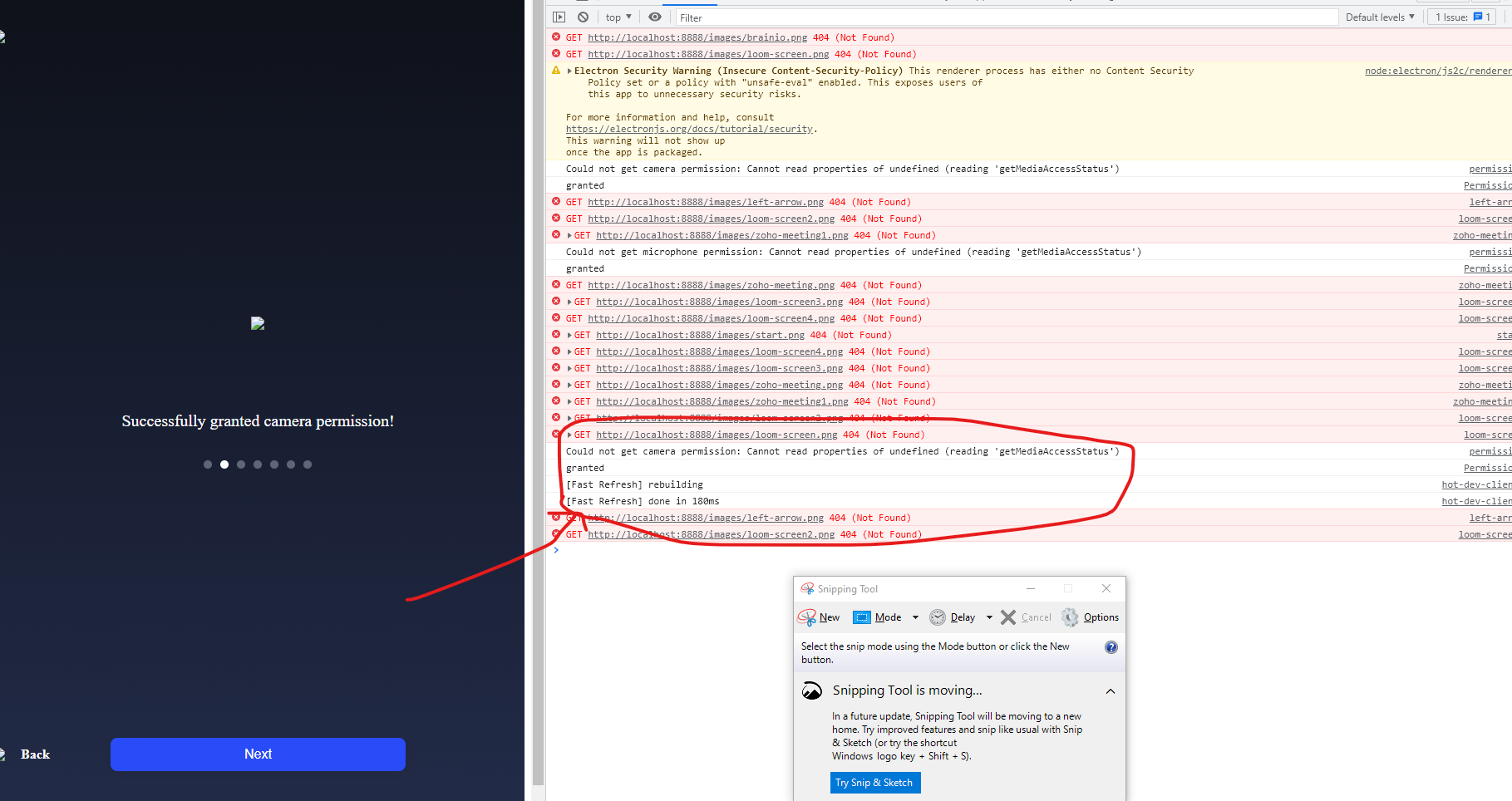 [Bug]: Permission issue in electron js (NEXT.js + Electron) · Issue ...