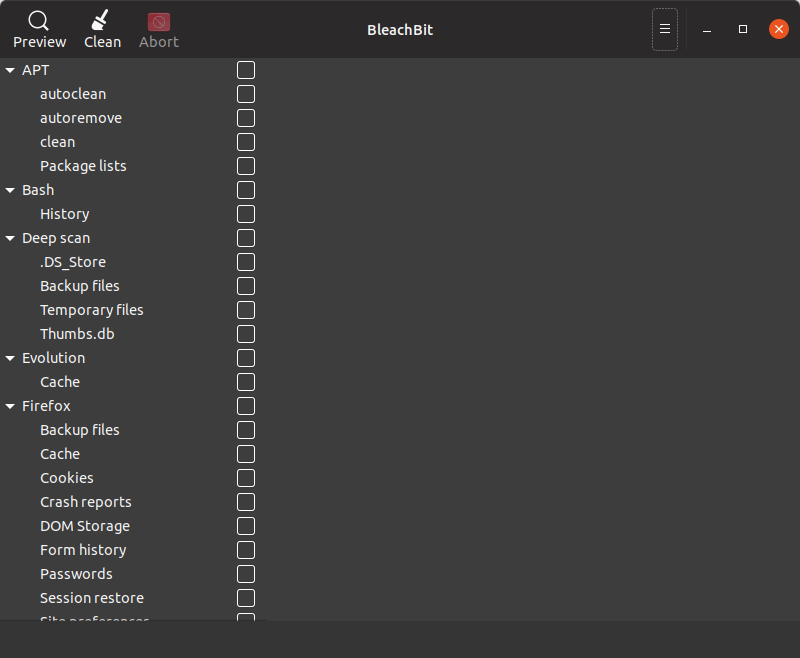 Add labels below icon on toolbars · Issue #662 · bleachbit/bleachbit · GitHub