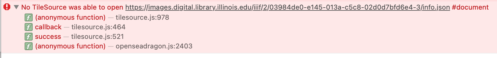 "No TileSource was able to open" with some IIIF sources but not others · Issue #2325 ...