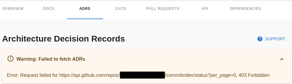 🐛 Bug Report: ADR Plugin failed to fetch when Github App is used (403 ...
