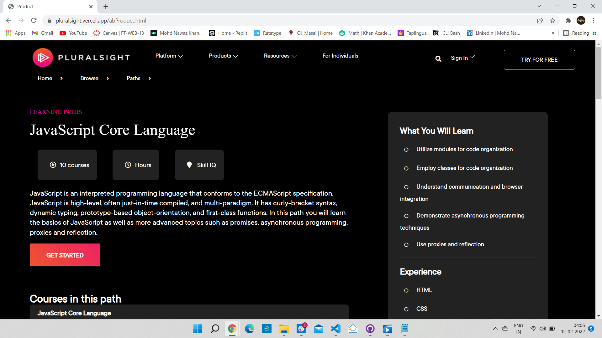 GitHub - nawaz2508/Pluralsight: A web application that provides video ...