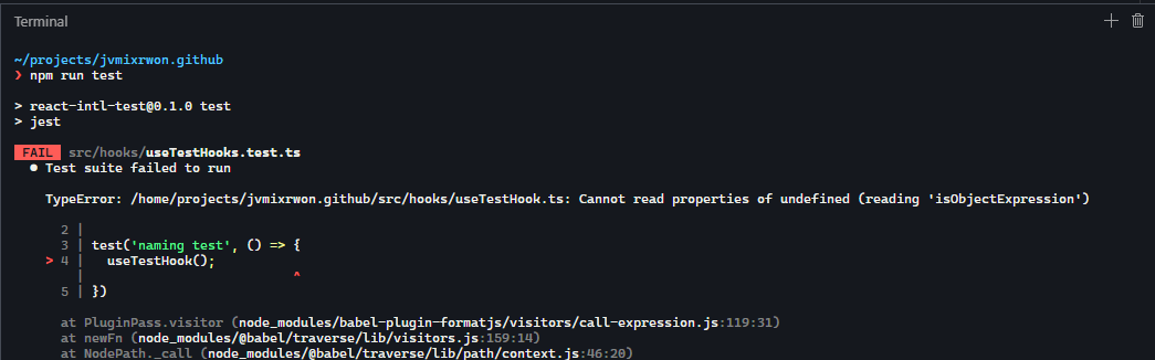 The Naming Of T Causes A Conflict · Issue 4241 · Formatjs Formatjs · Github