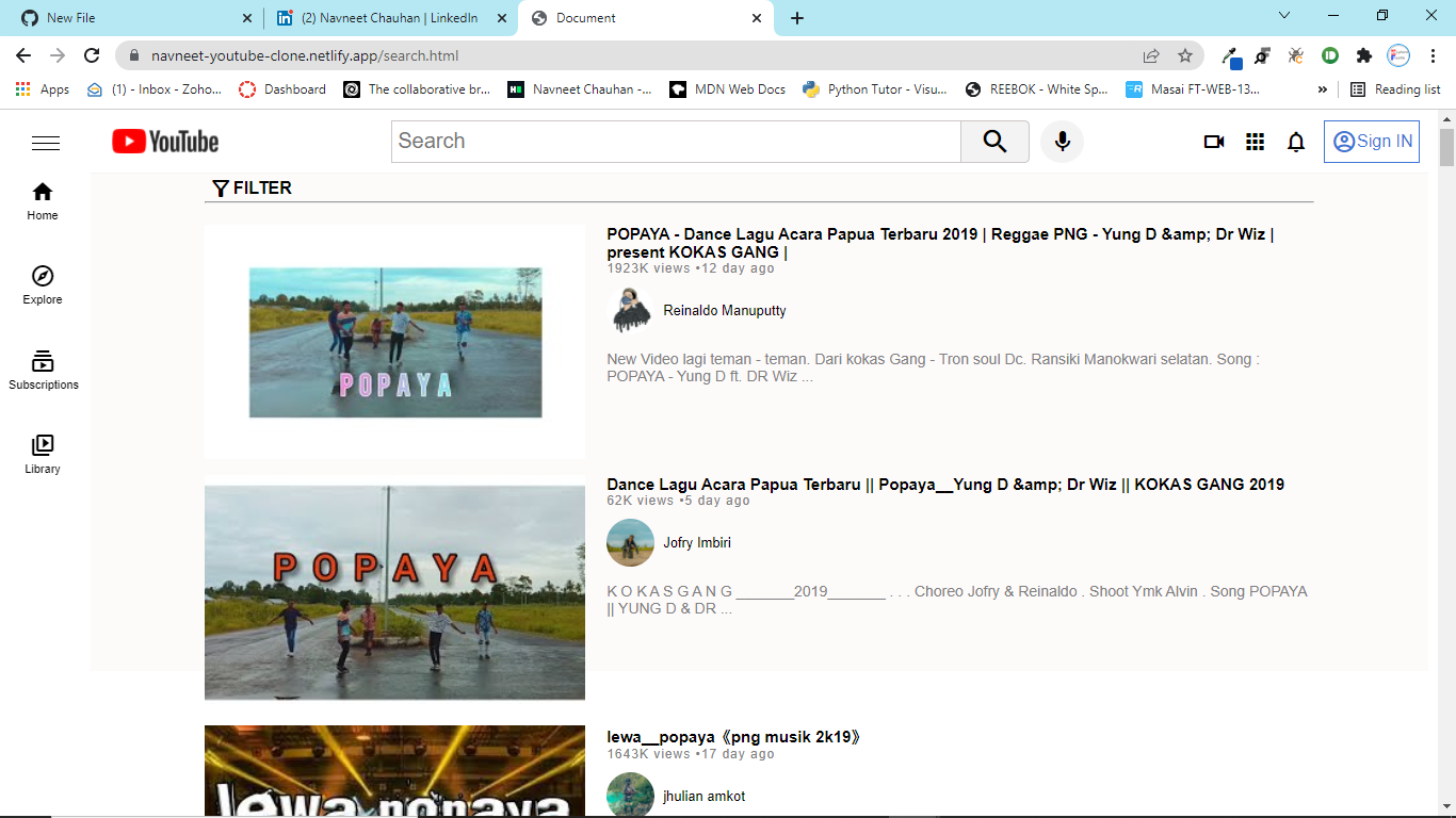 GitHub - MrNavneetChauhan/YouTubeClone: Youtube is a video-streaming ...
