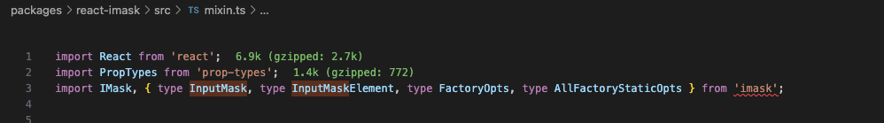 Vscode Cant Read Path To Imask Package · Unmanner Imaskjs · Discussion 887 · Github