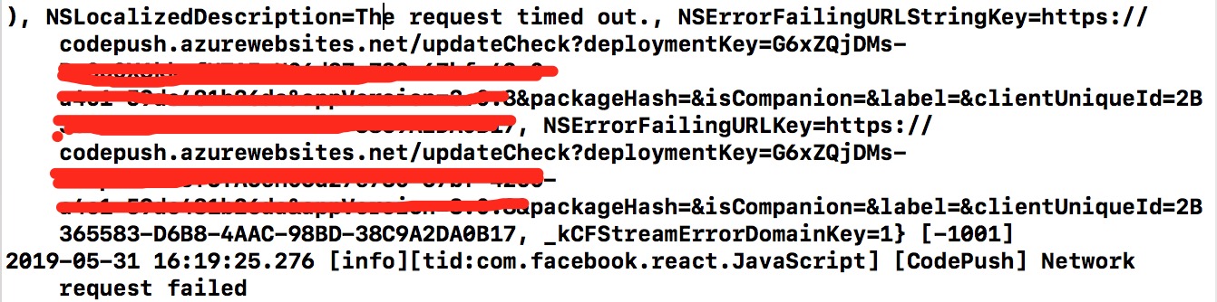 In RN0.59.5, always get "Network request " in physical device · Issue ...