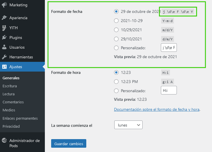 Possible bug with date format in Pods version 2.8 · Issue #6261 · pods-framework/pods · GitHub