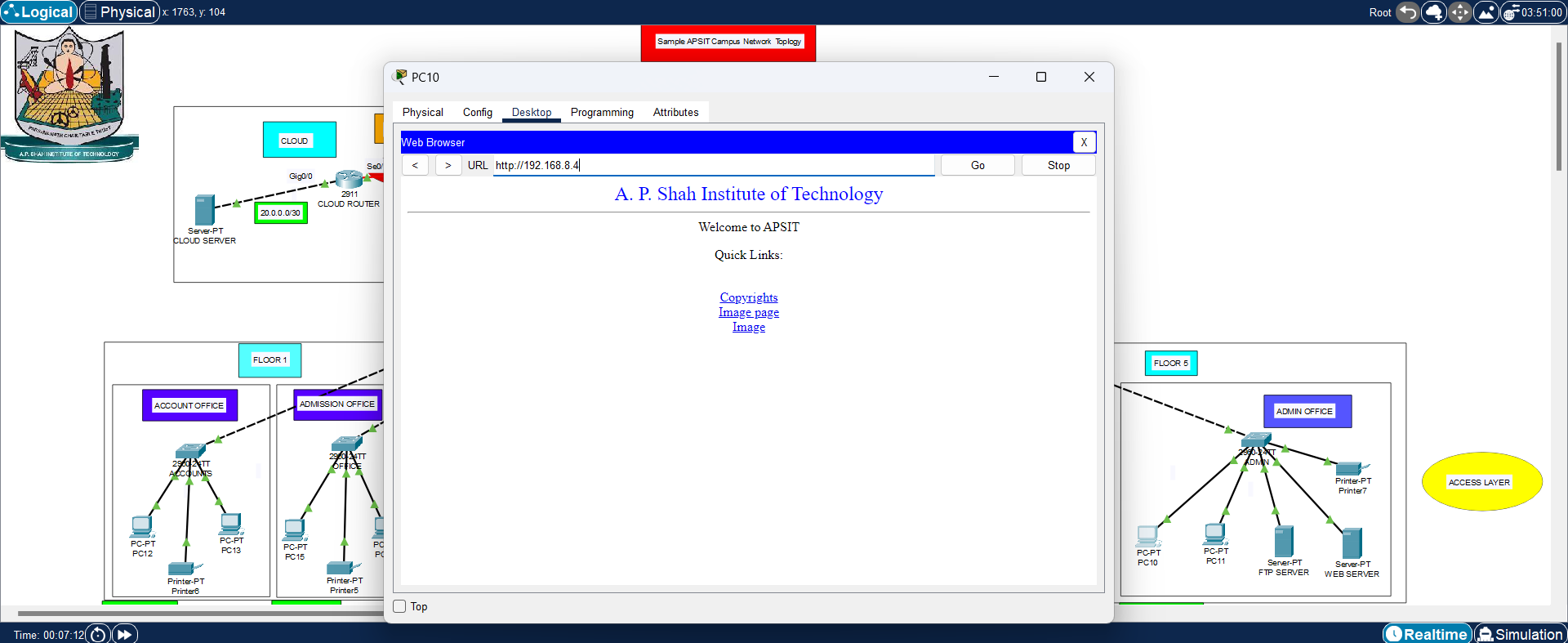 GitHub - SubhashishMahapatra/Cisco-VIP-Solution: Made APSIT Campus ...
