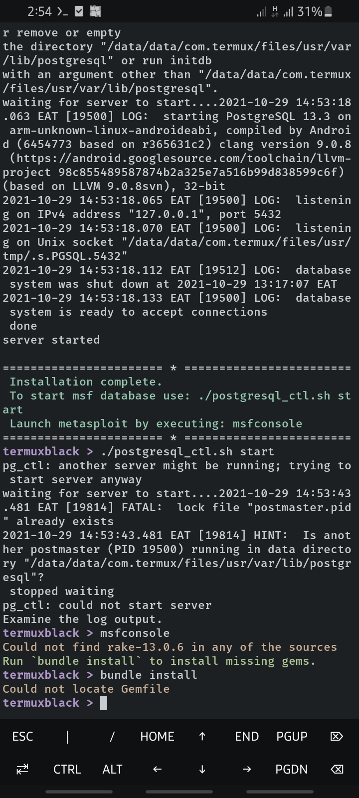 Problem when running msfconsole in android below nougat · Issue #37 · Hax4us/Metasploit_termux ...