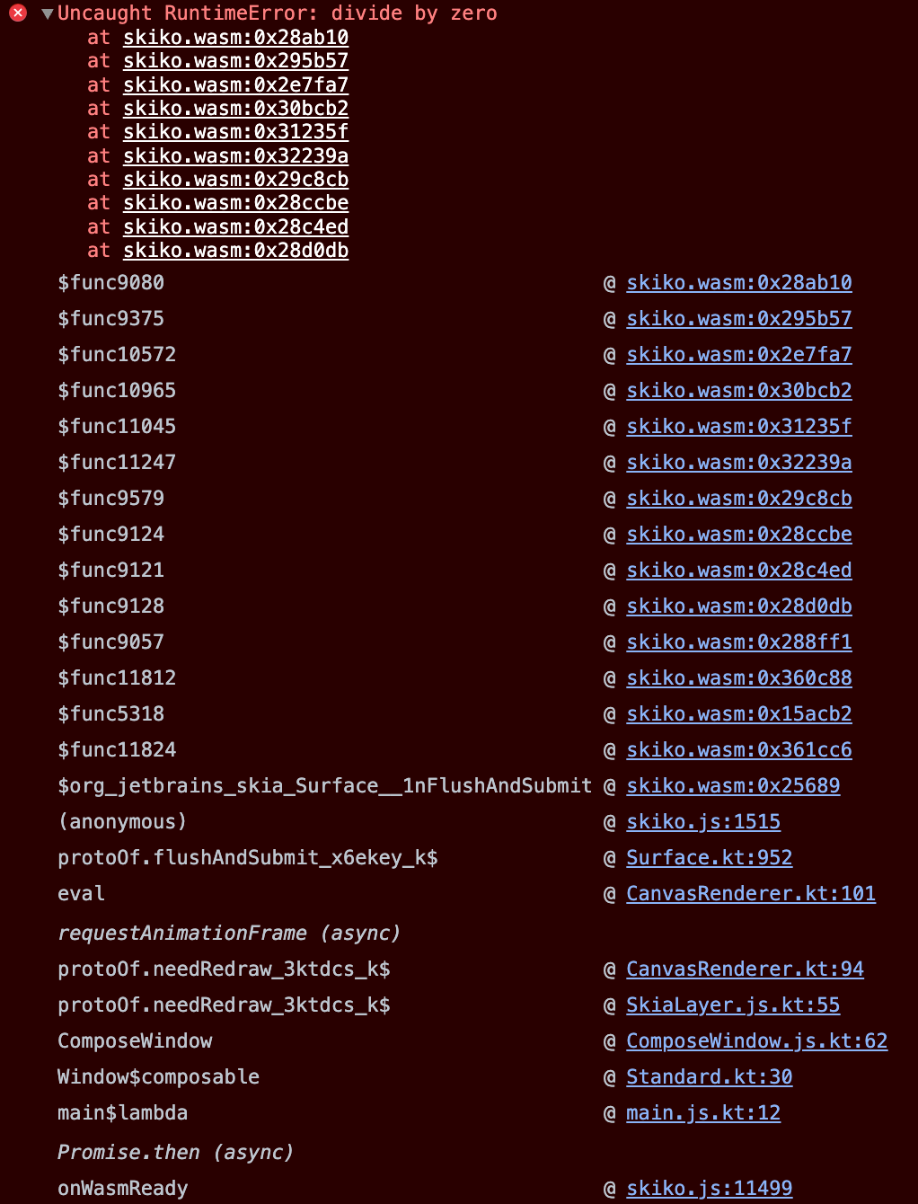 Asymmetric Graphicslayer Scale Values With A Shadow Causes Wasm Crash · Issue 3075 · Jetbrains 