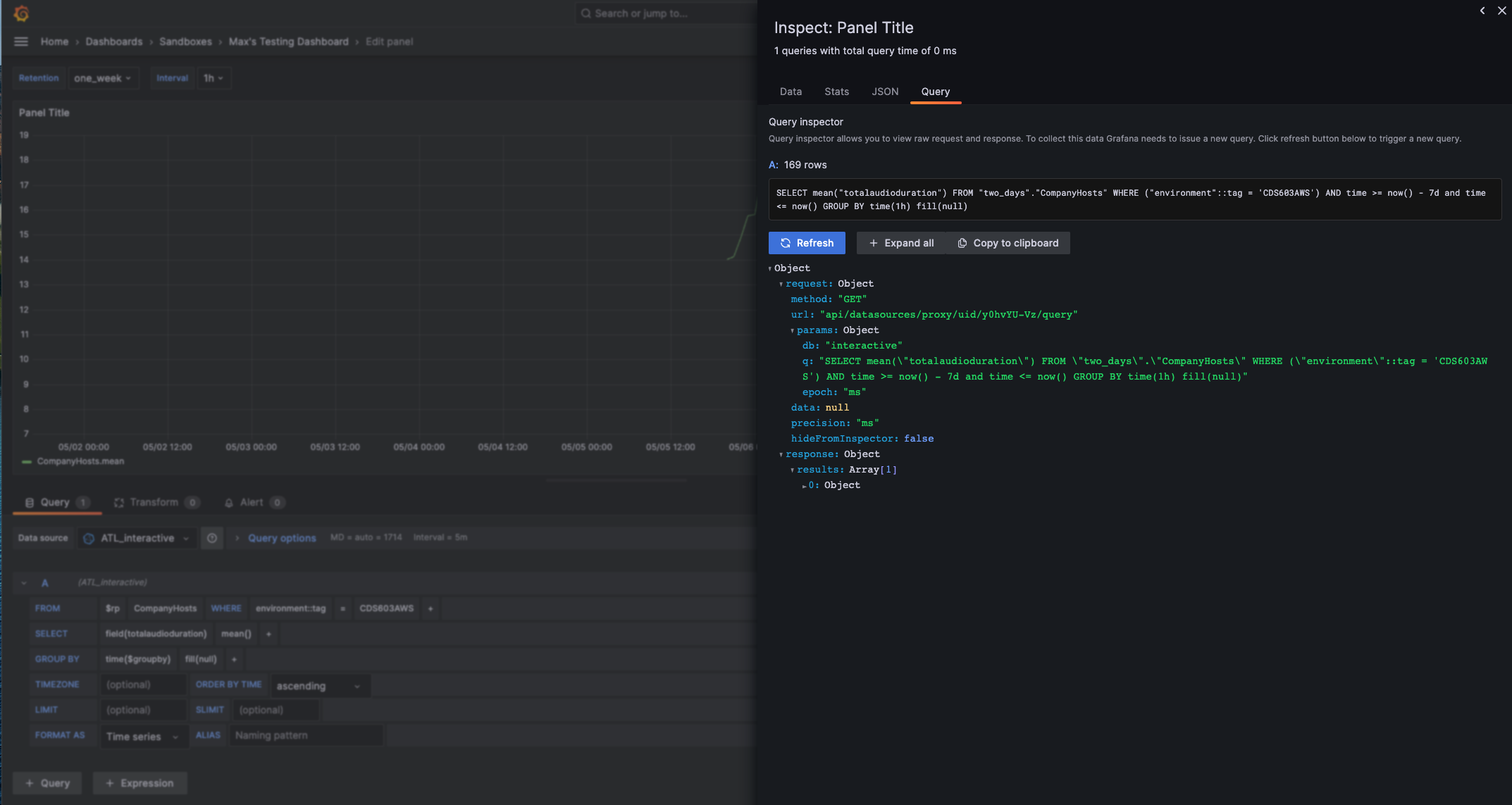 Regression from 9.3.2: Dashboard-variable not used in Influx-query in 9.5.1 · Issue #67602 ...