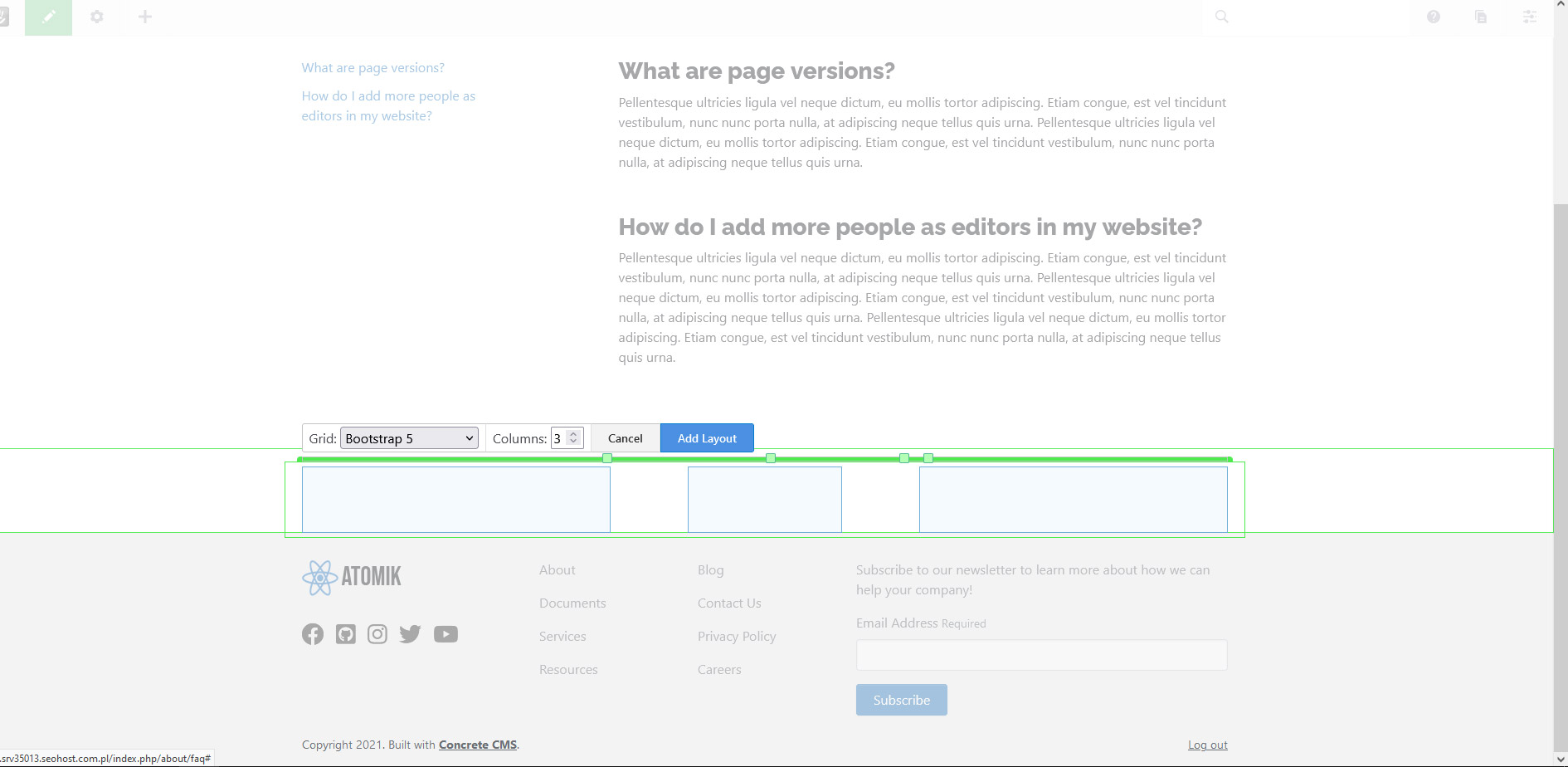 Add Layout V9 · Issue 10182 · Concretecms Concretecms · Github