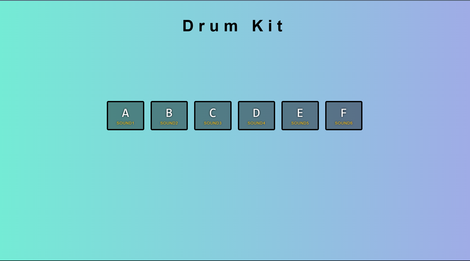 GitHub - Tahmeerpasha/Drum-kit: Day 1 #30 days JS challenge