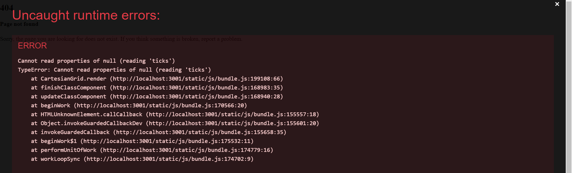 MultiLineChartGraph - Error (Cannot read properties of null (reading 'ticks')) · recharts ...