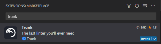 Docs Suggestion: Add Trunk.io VSCode extension integration to the docs · Issue #306 · tconbeer ...