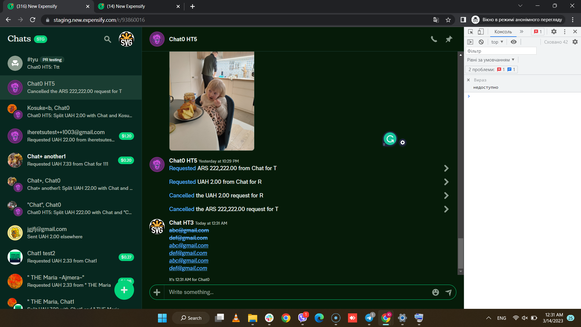 Web -Chat - Extra lines added between text · Issue #15561 · Expensify/App · GitHub