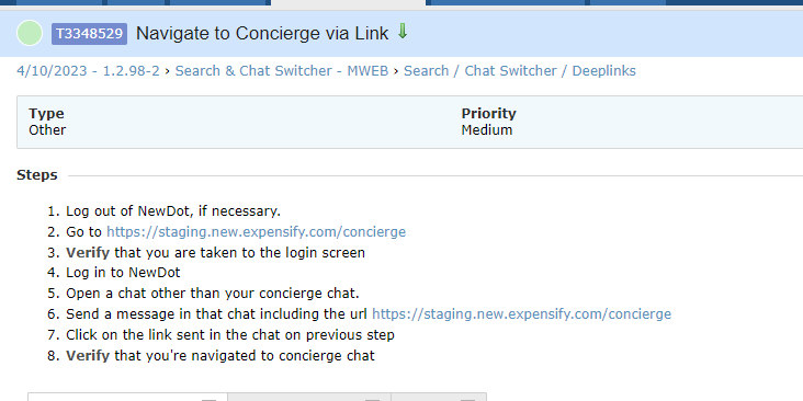 Chat - User lands in duplicated concierge chat if login via concierge link · Issue #16584 ...