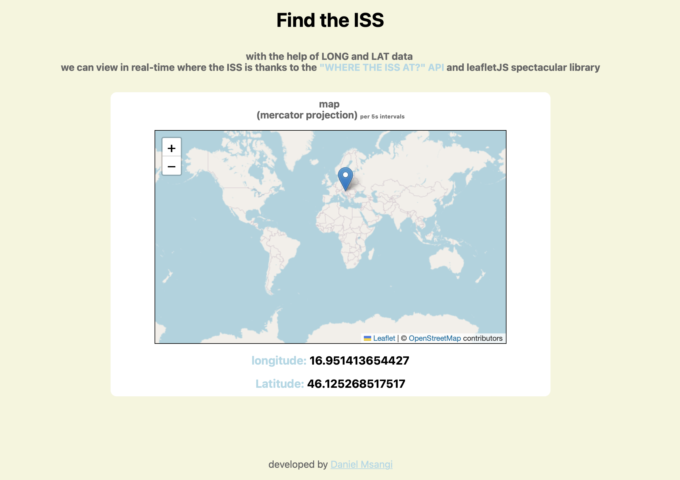 Github Danm51js And Leafletjs Api Passion Project Small Project Using Html Css Js 