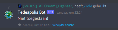 [Bug]: Role bot in overheid discord · Issue #1024 · Tedeapolis/development · GitHub