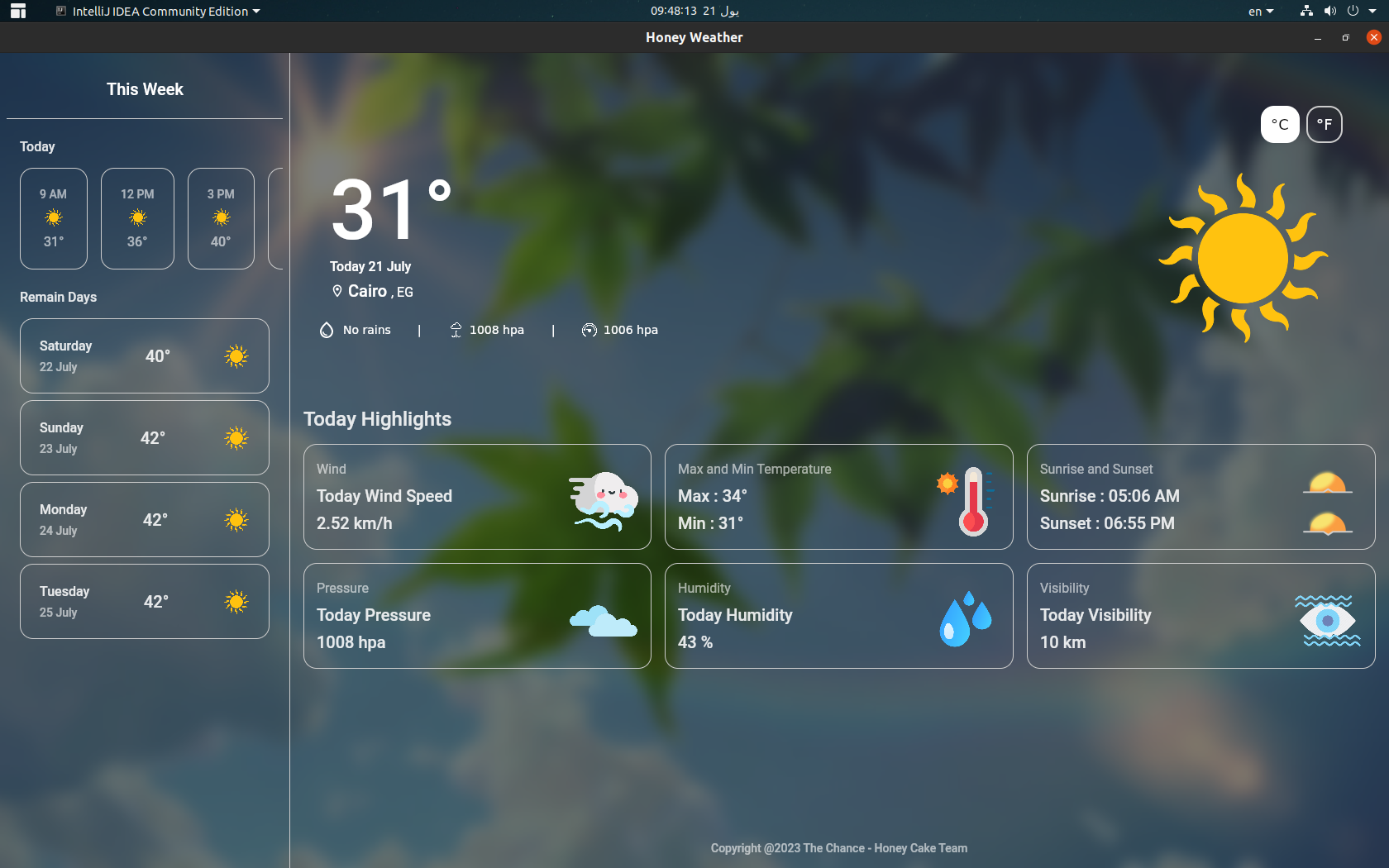 GitHub - HoneyCakeTeam/Honey-Weather: Honey Weather is a simple weather application that ...