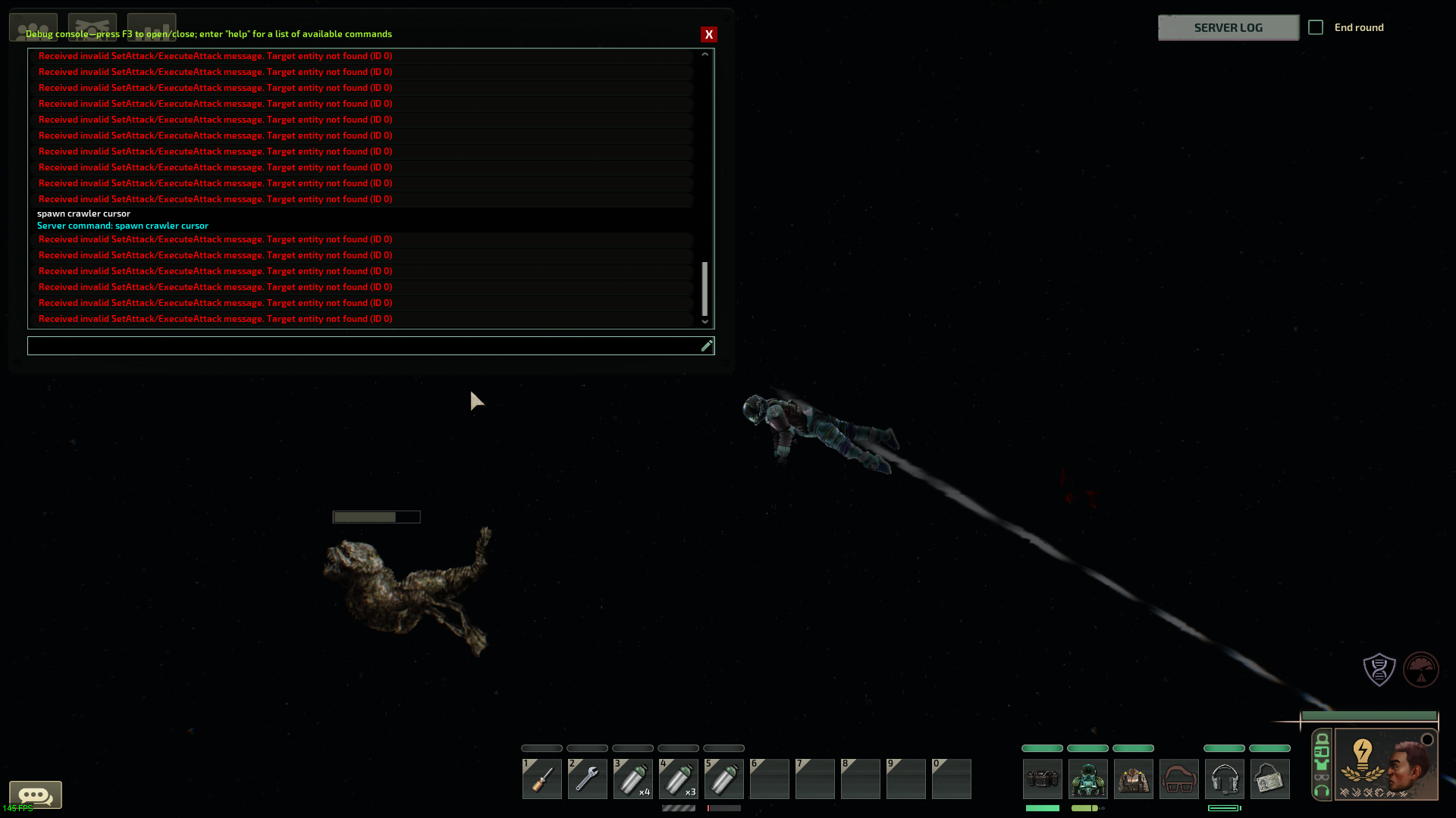 The spineling gene attack does not properly target hostile entities and ...