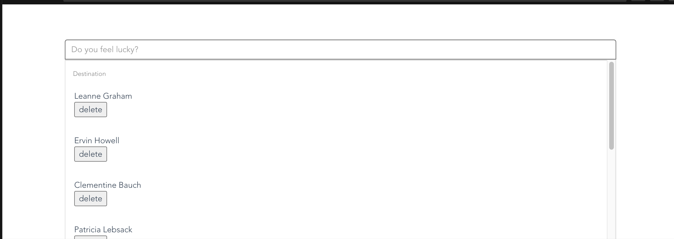 How To Add A Click Handler In A Button Inside The Suggestion Item Slot