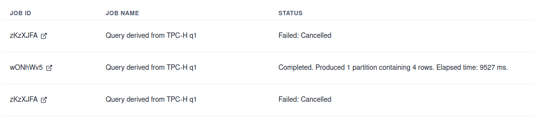 Duplicate Job In Ui After Canceling Job · Issue 355 · Apache Datafusion Ballista · Github