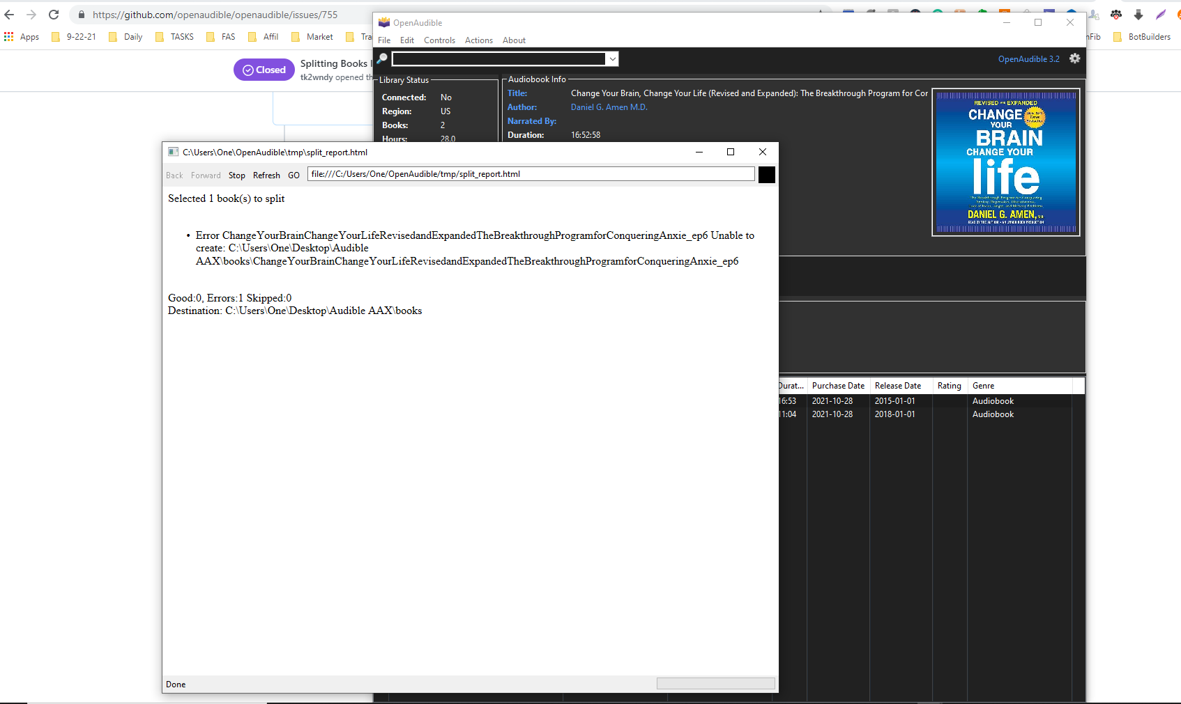 Splitting Books Isn't working · Issue #755 · openaudible/openaudible · GitHub