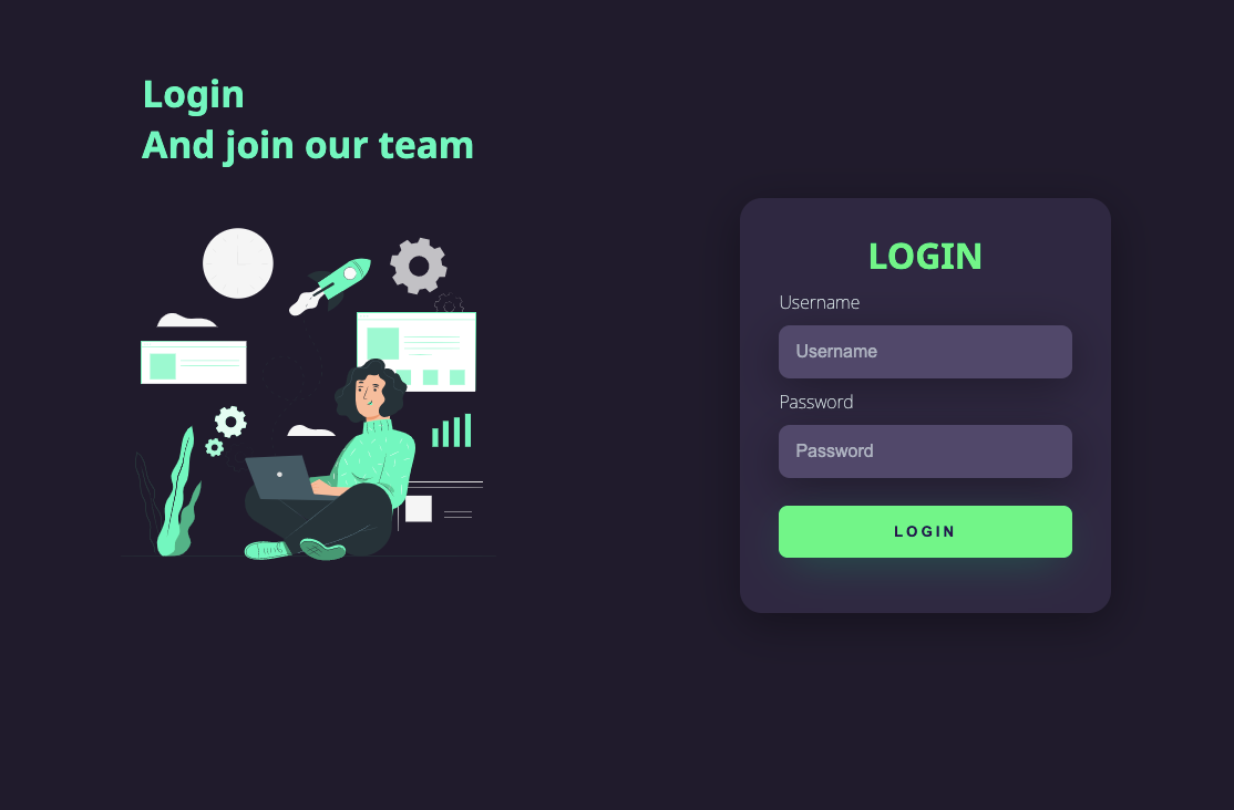 GitHub - gitmarias/login-page: Página estática